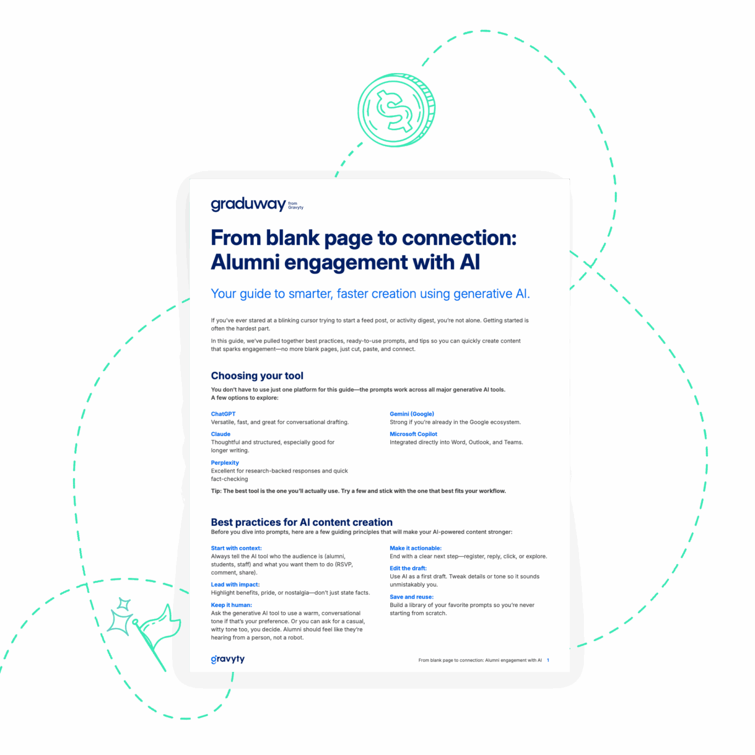 From blank page to connection: Alumni engagement with AI